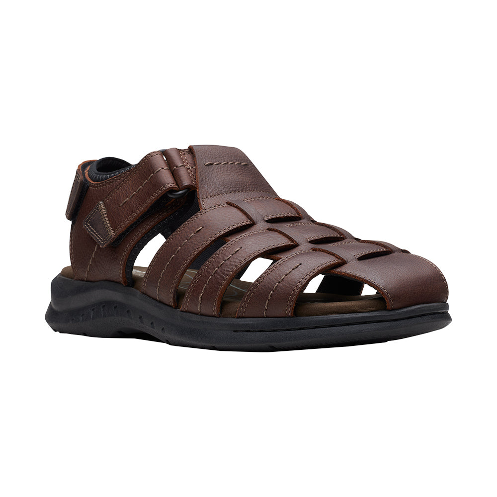 CLARKS OF ENGLAND Walkford Fish Dark Brown